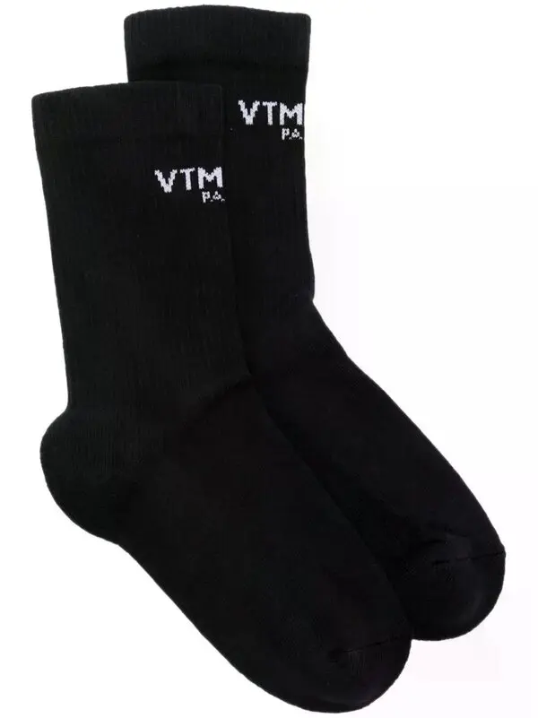 VTMNTS Intarsia-knit Logo Socks