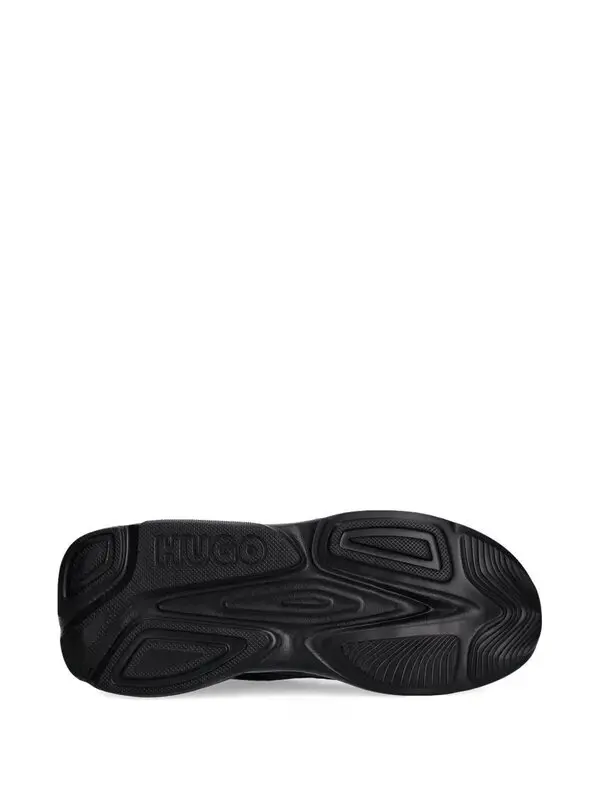 Hugo Mesh-paneled Sneakers - Black
