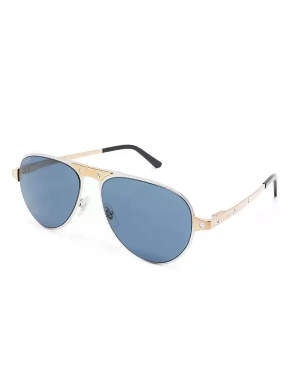 Cartier Pilot-frame Sunglasses