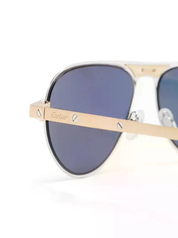 Cartier Pilot-frame Sunglasses