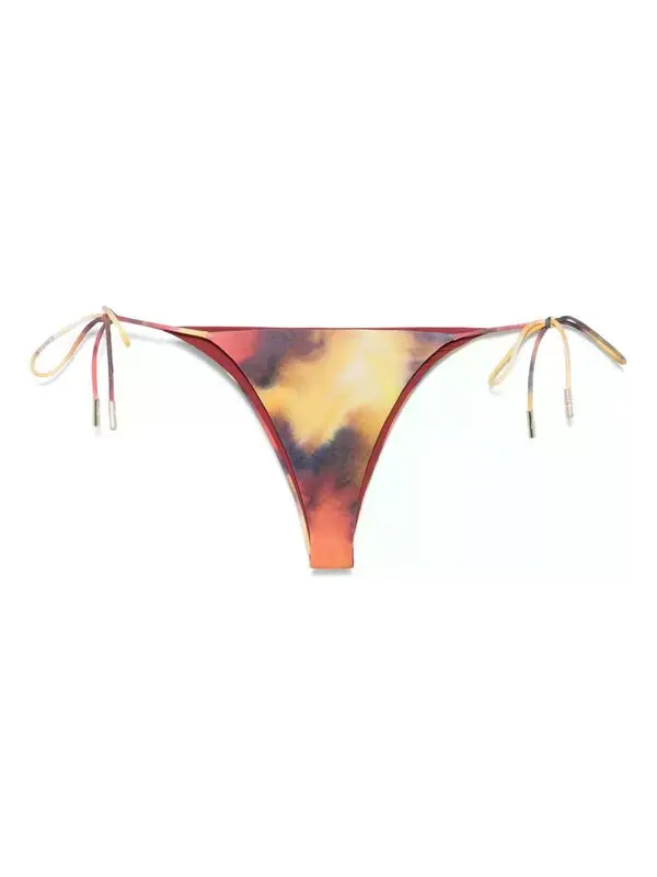 Patrizia Pepe Tie-dye Bikini Bottoms - Red