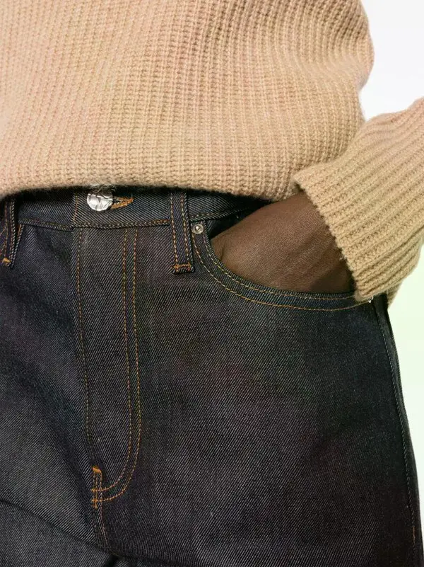 TOTEME Twisted Seam Straight-leg Jeans
