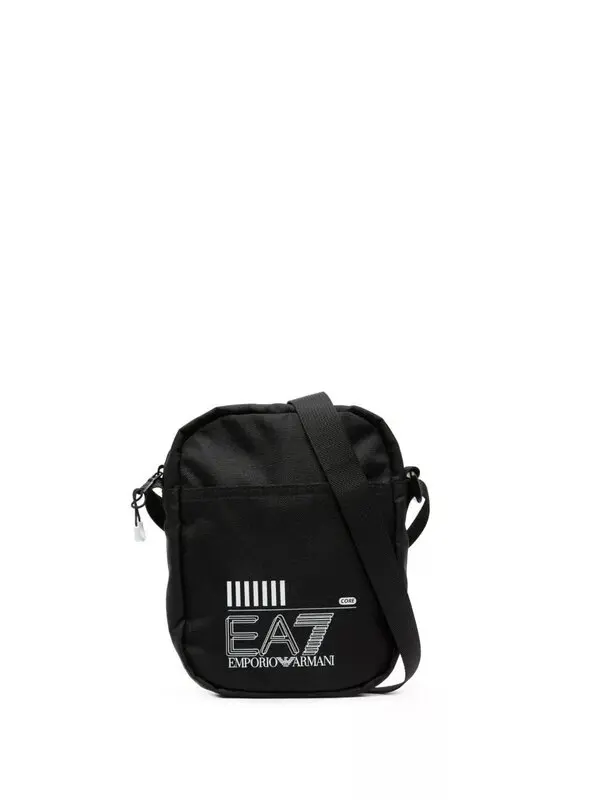 EA7 Logo-print Messenger Bag