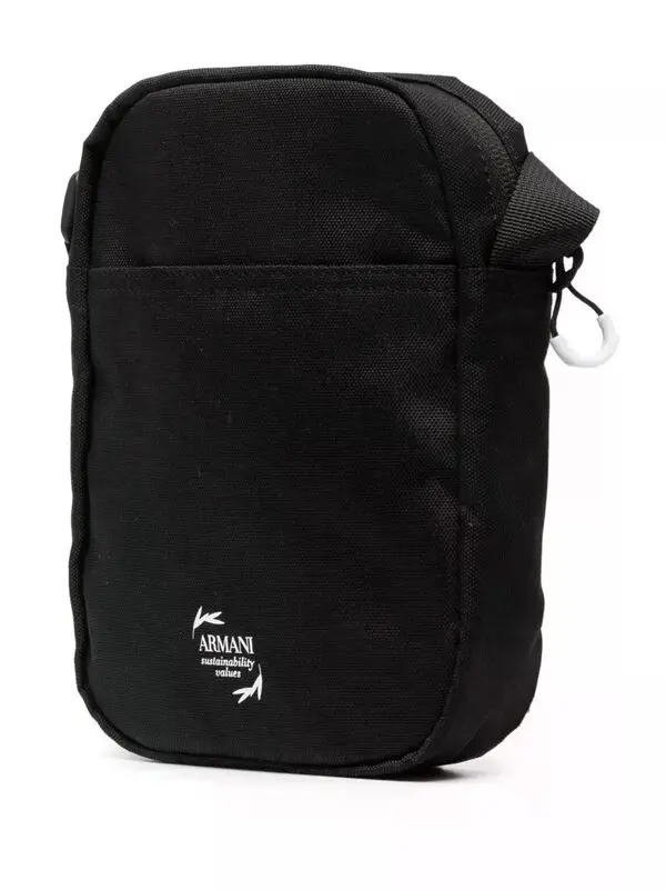 EA7 Logo-print Messenger Bag