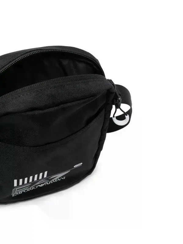 EA7 Logo-print Messenger Bag