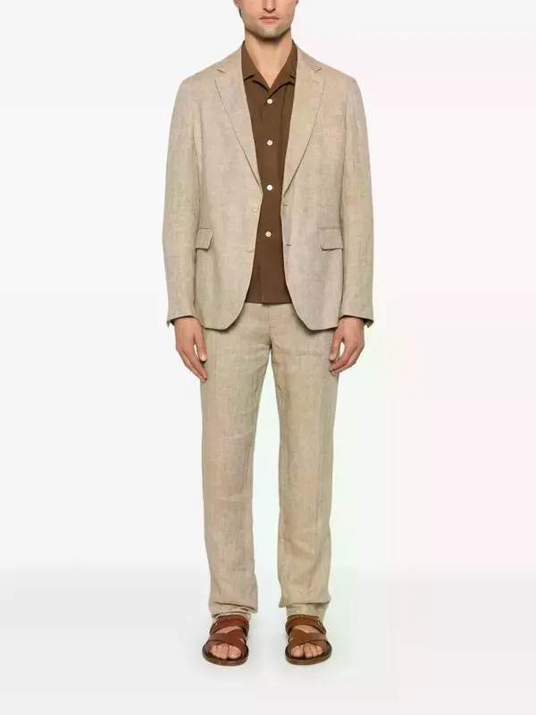 FURSAC Linen Blazer - Neutrals