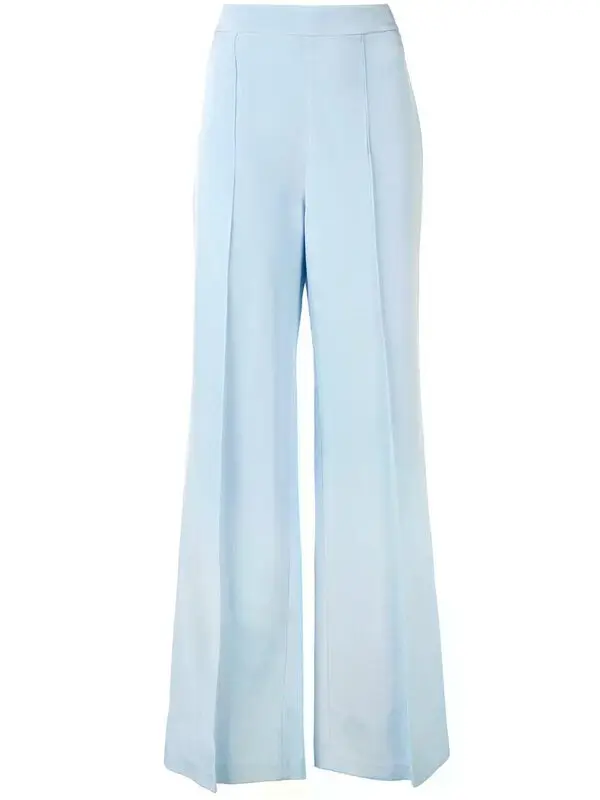 MACGRAW Peacock Flared Trousers - Blue
