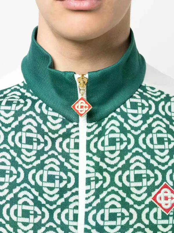 Casablanca Monogram Jacquard Track Jacket