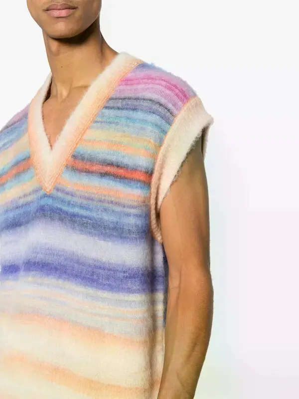 Missoni Striped V-neck Vest