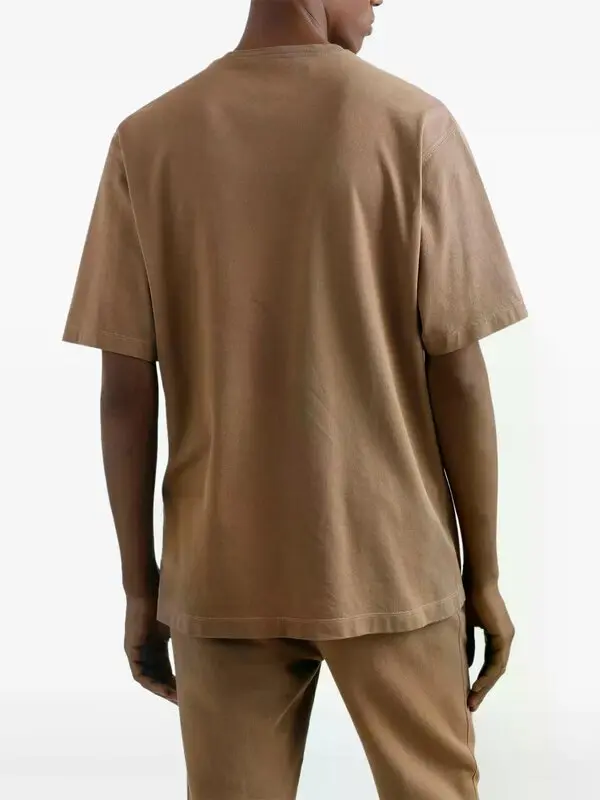Dolce & Gabbana Logo-plaque T-shirt - Brown