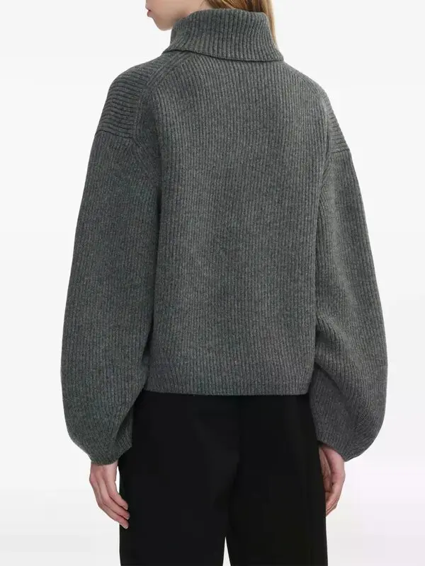 TOTEME Roll-neck Wool-blend Sweater