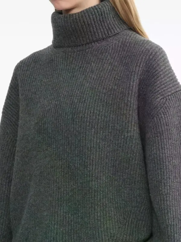 TOTEME Roll-neck Wool-blend Sweater