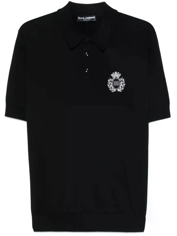 Dolce & Gabbana Logo-embroidered Polo Shirt
