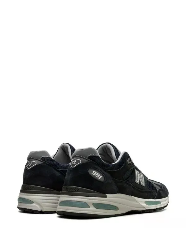 NEW BALANCE 991v2 Suede Sneakers - Blue