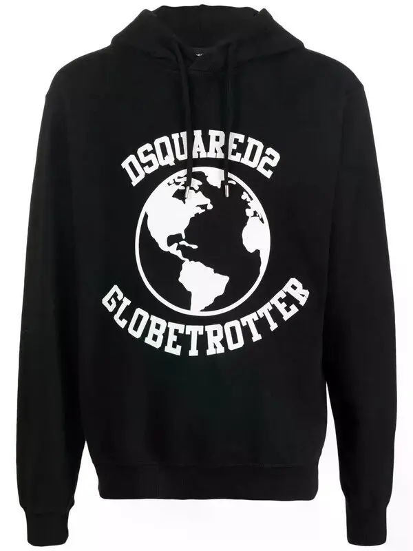Dsquared2 Globetrotter Logo-print Hoodie