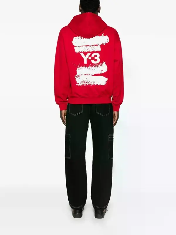 Y3 Graphic-print Hoodie