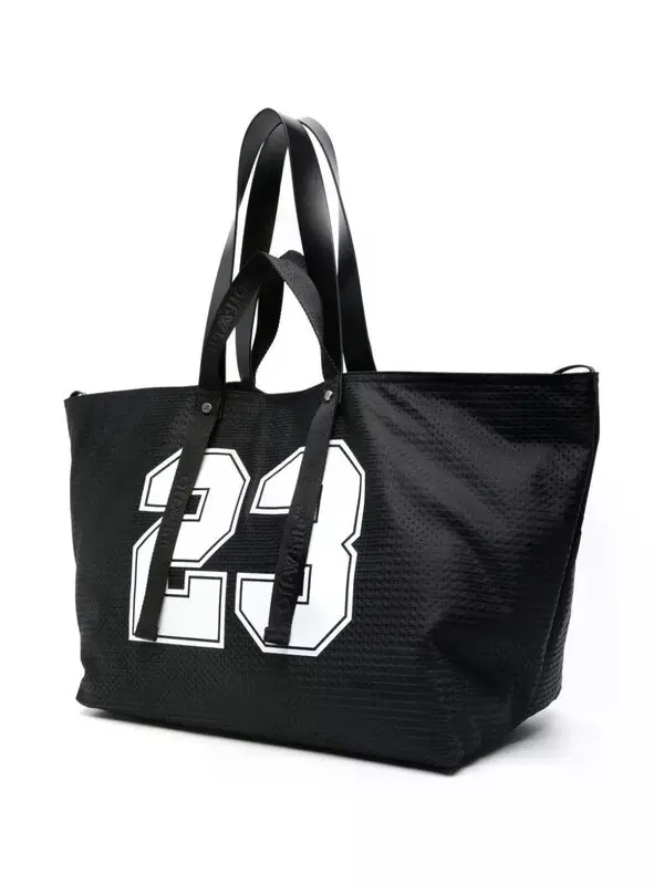 Off-White Logo-print Mesh Tote Bag