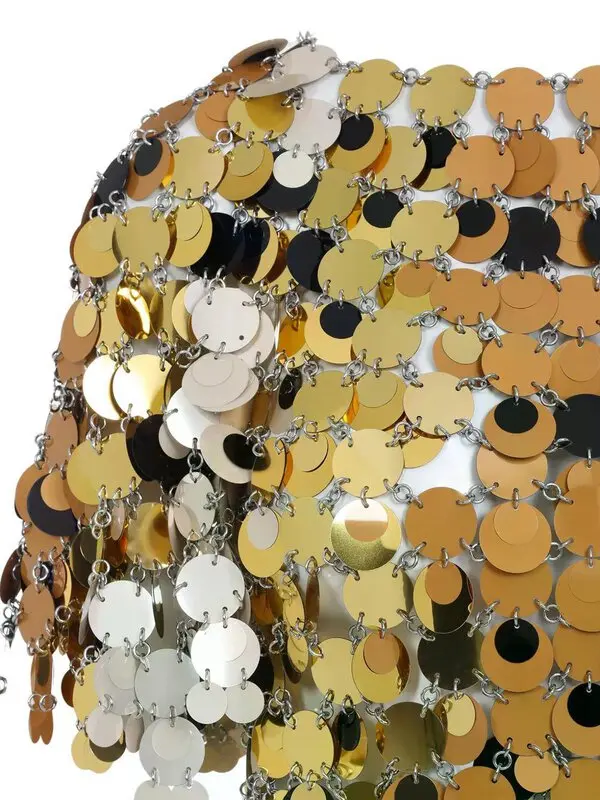 Rabanne Chainmail-embellished Mini Dress