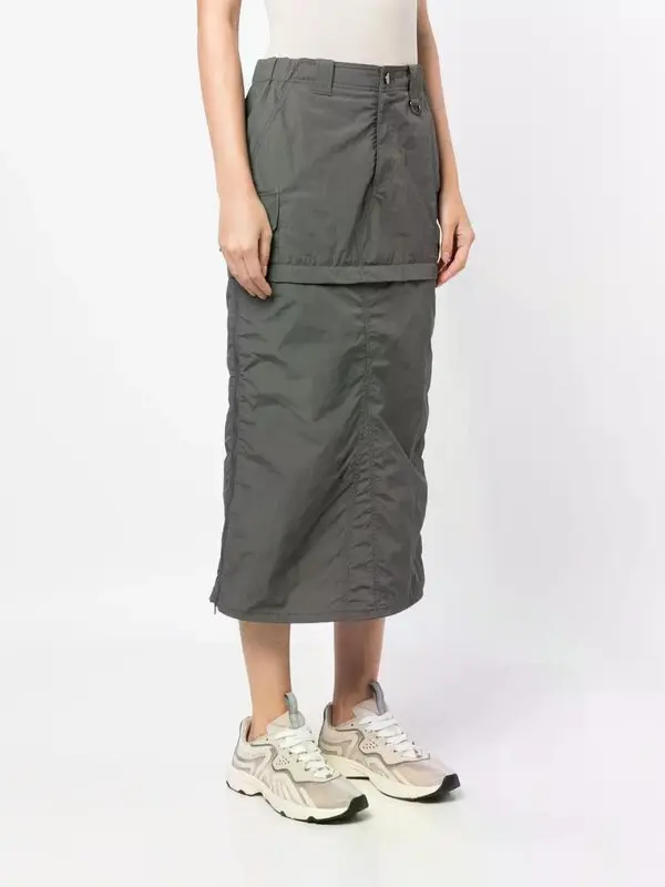 Goen.j Detachable-panel Cargo Skirt