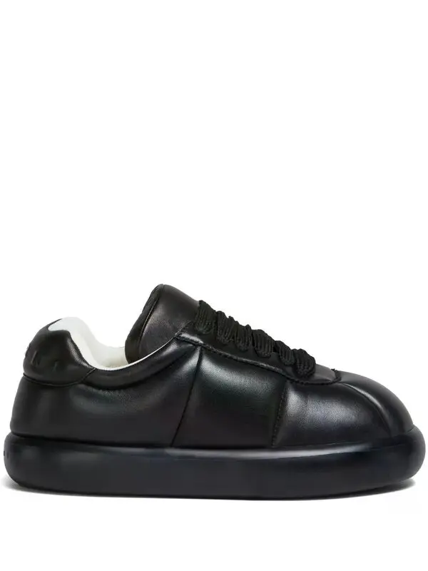 Marni Bigfoot 2.0 Padded Leather Sneakers - Black