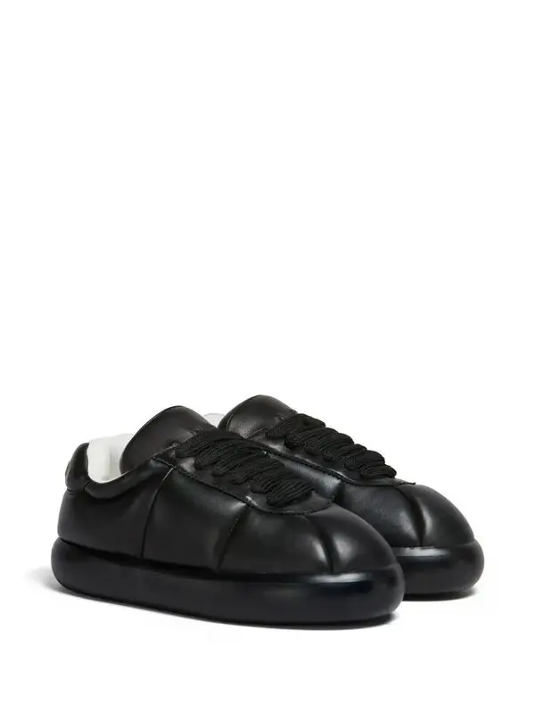 Marni Bigfoot 2.0 Padded Leather Sneakers - Black