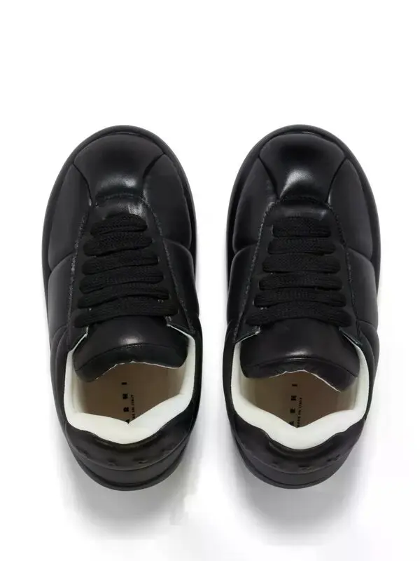 Marni Bigfoot 2.0 Padded Leather Sneakers - Black