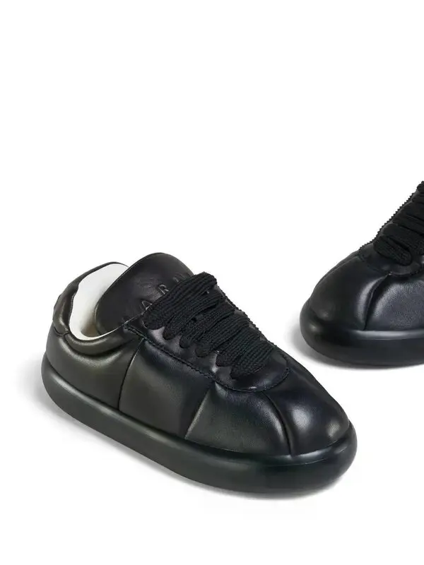 Marni Bigfoot 2.0 Padded Leather Sneakers - Black