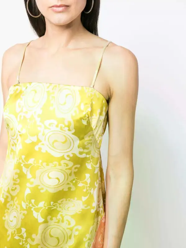Dsquared2 Floral-print Draped Dress
