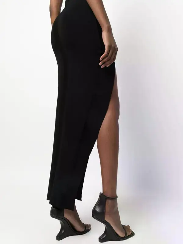 Rick Owens Panelled Midi Skirt
