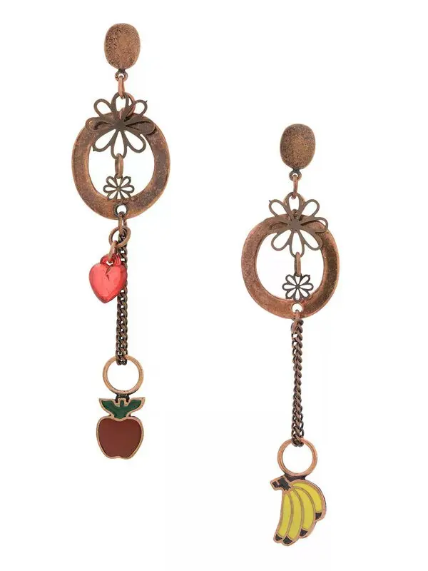 AMIR SLAMA Fruit Embellished Earrings - Metallic
