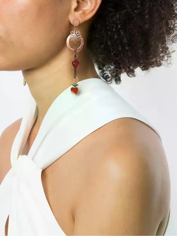 AMIR SLAMA Fruit Embellished Earrings