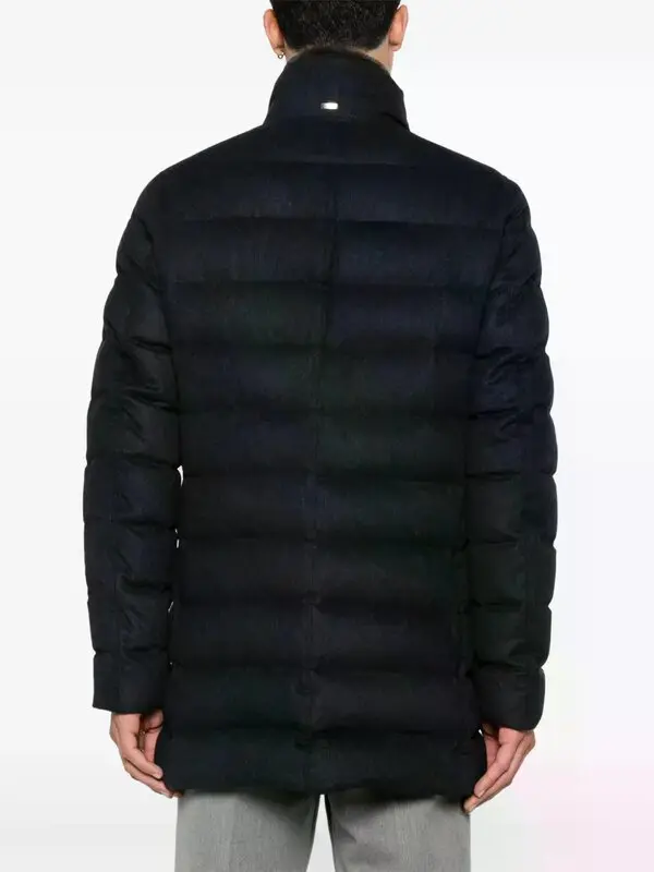 Herno Quilted Padded Coat With Detachable Faux-fur Collar