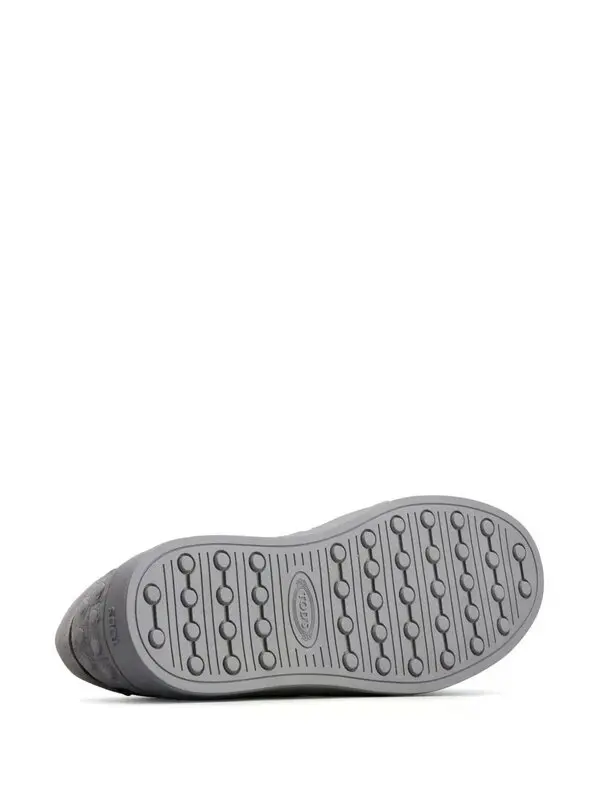 TOD'S Panelled Suede Sneakers - Grey