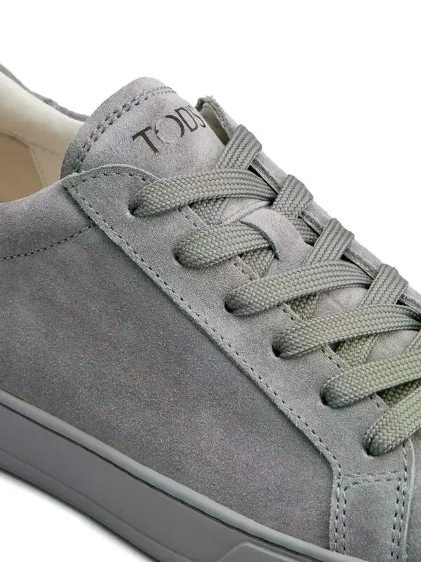 TOD'S Panelled Suede Sneakers - Grey
