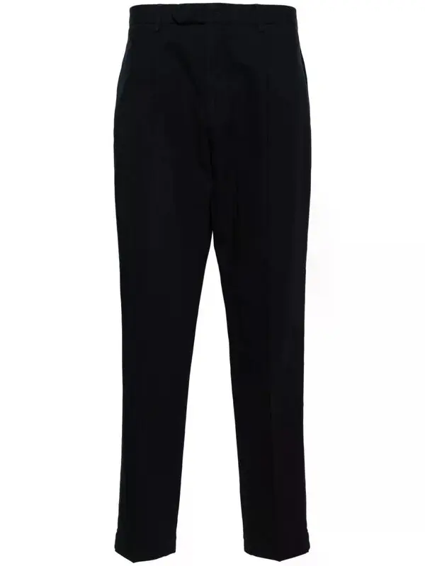 DELL'OGLIO Mid-rise Twill Chinos