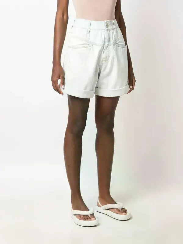 Kenzo High-waisted Denim Shorts