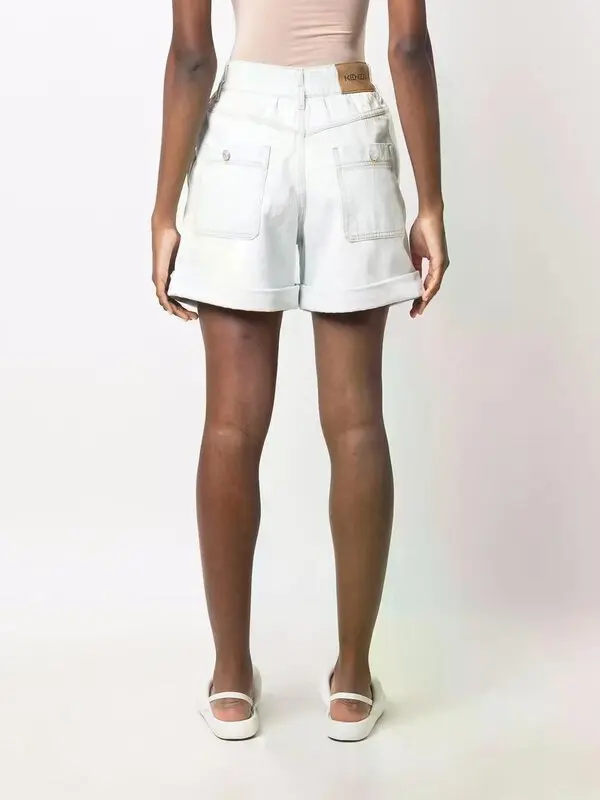 Kenzo High-waisted Denim Shorts