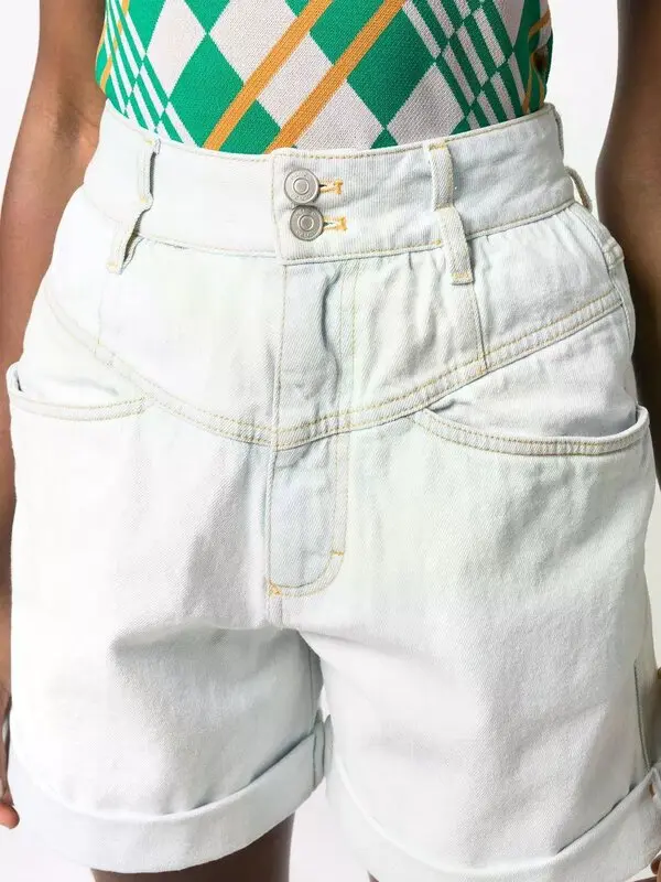 Kenzo High-waisted Denim Shorts