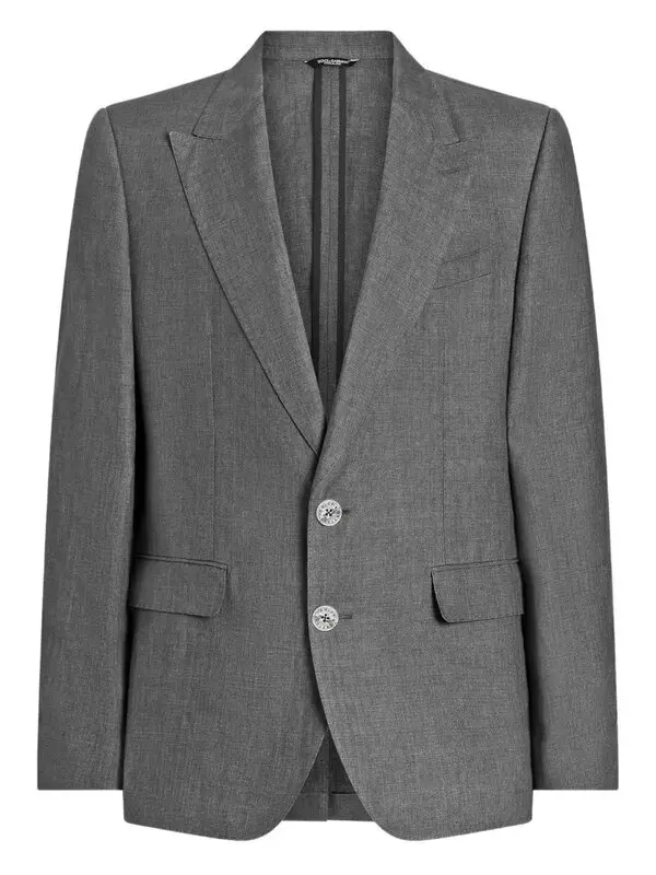 Dolce & Gabbana Single-breasted Blazer - Grey
