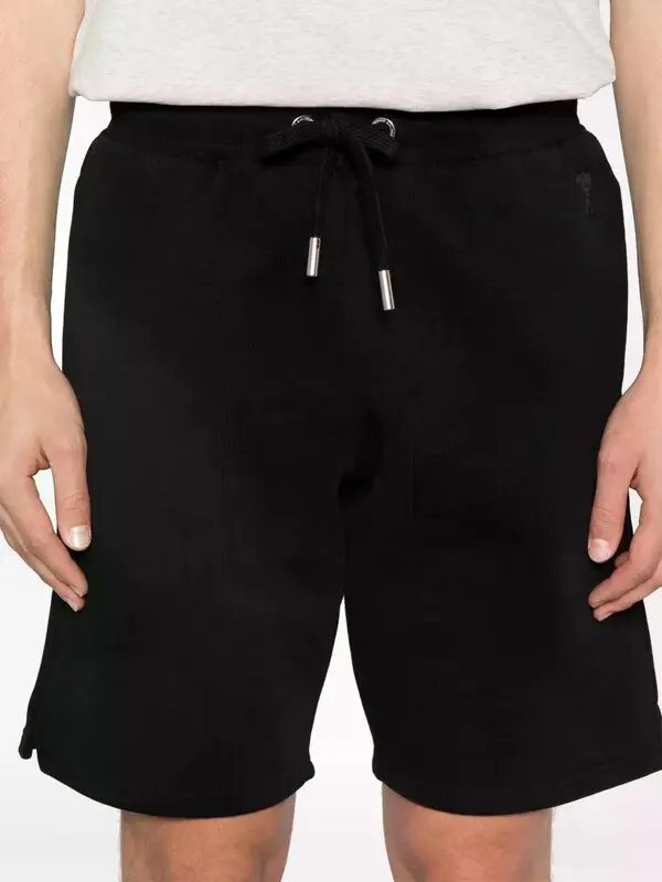 AMI Paris De Coeur-embroidered Shorts
