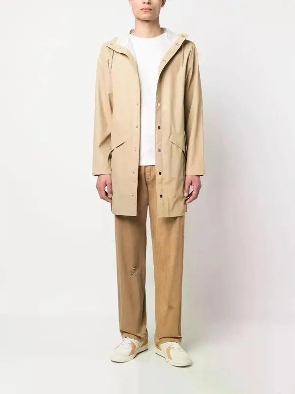 Rains Long-sleeve Raincoat - Neutrals