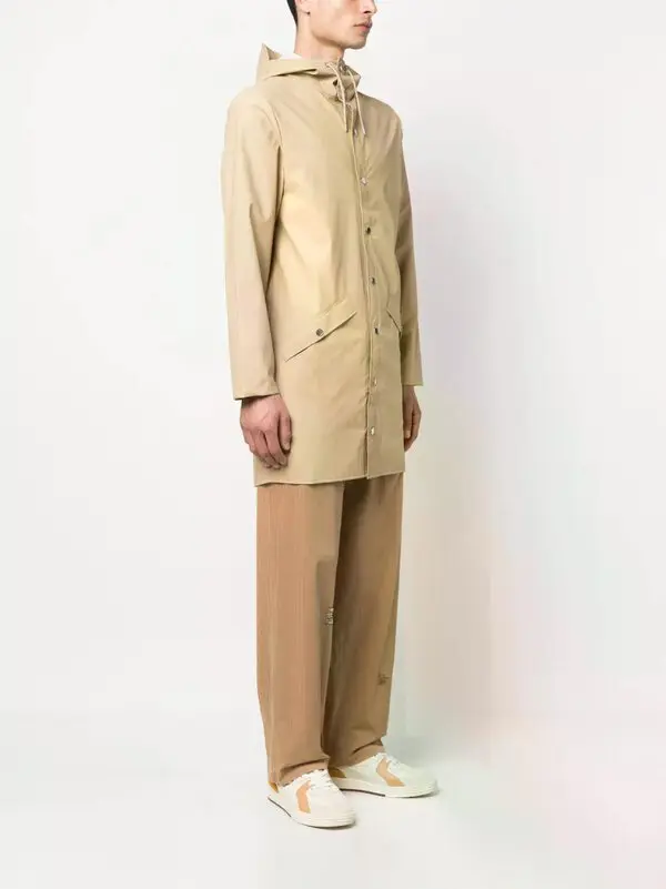 Rains Long-sleeve Raincoat - Neutrals