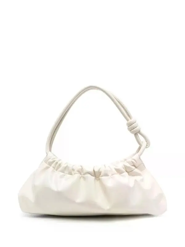 Nanushka Valerie Ruched Tote Bag - Neutrals