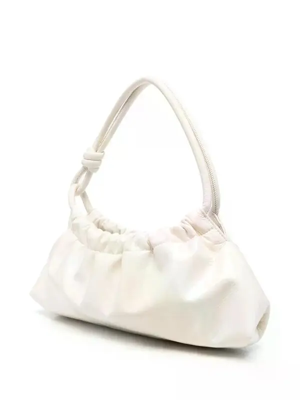 Nanushka Valerie Ruched Tote Bag - Neutrals