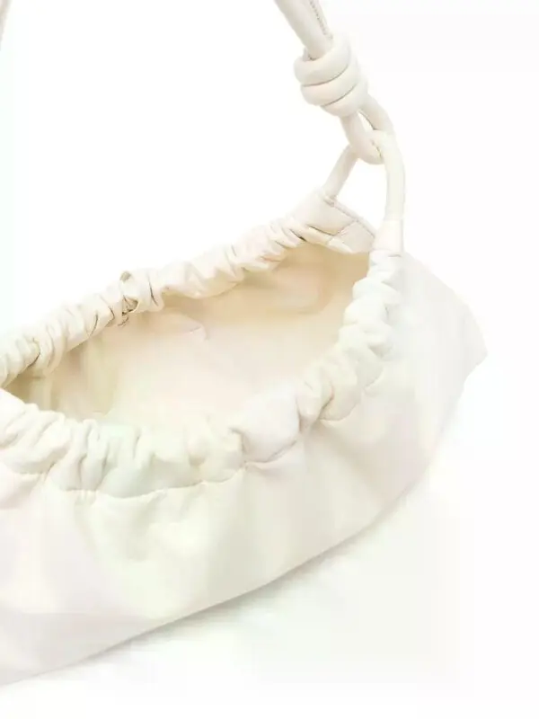 Nanushka Valerie Ruched Tote Bag - Neutrals