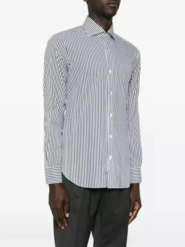 BARBA NAPOLI Striped Shirt