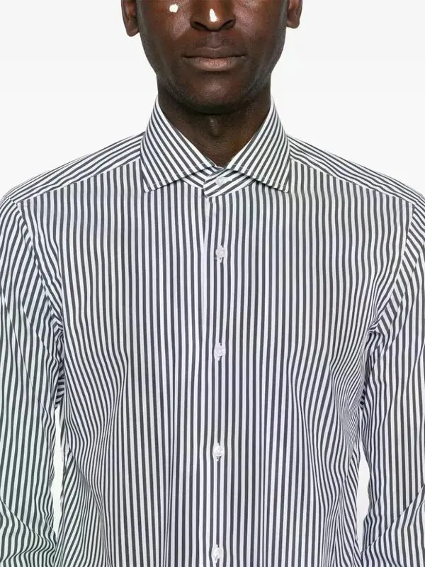BARBA NAPOLI Striped Shirt