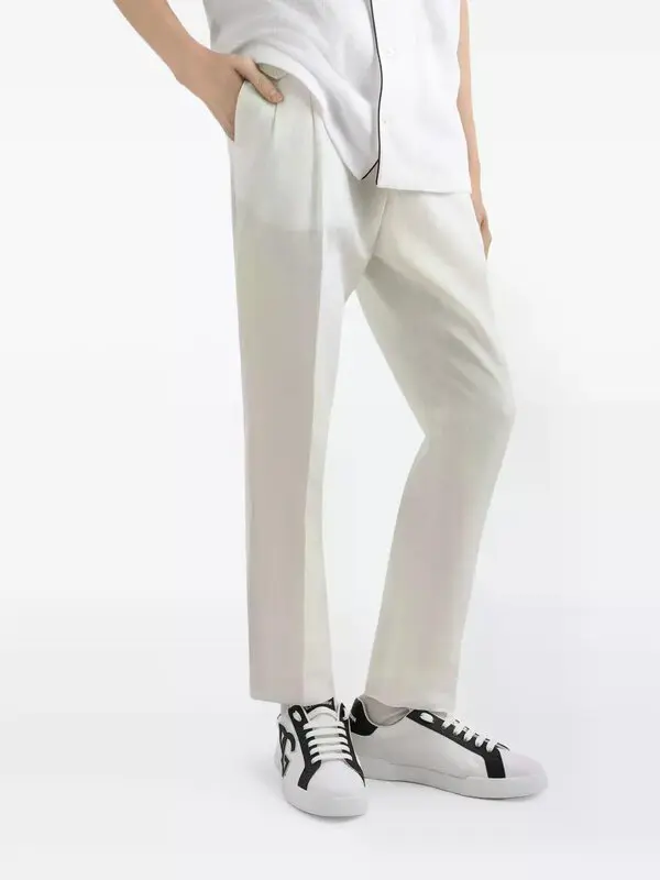 Dolce & Gabbana Linen Tapered Trousers