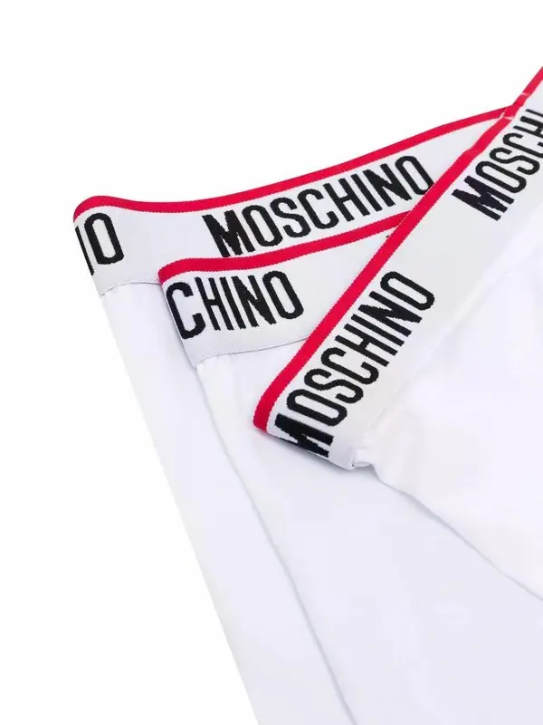 Moschino Logo-waistband Boxers