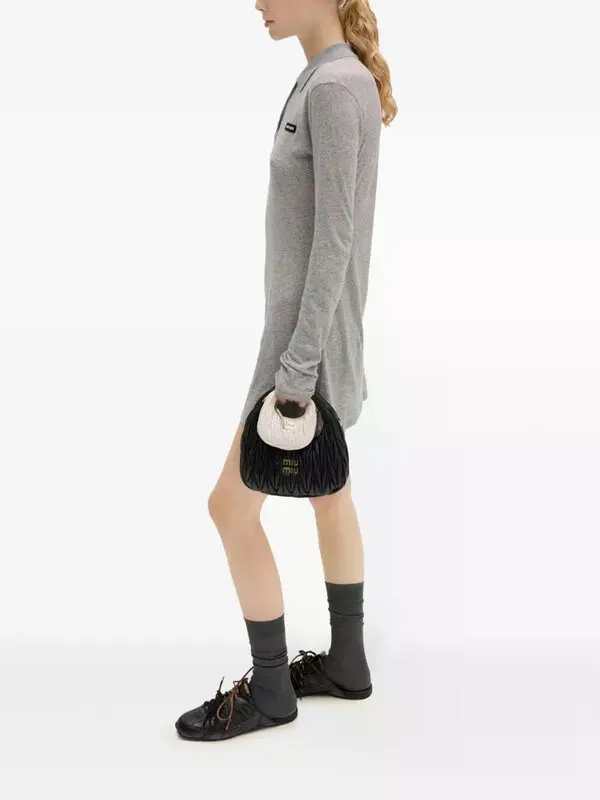 Miu Miu Ribbed-knit Mini Dress